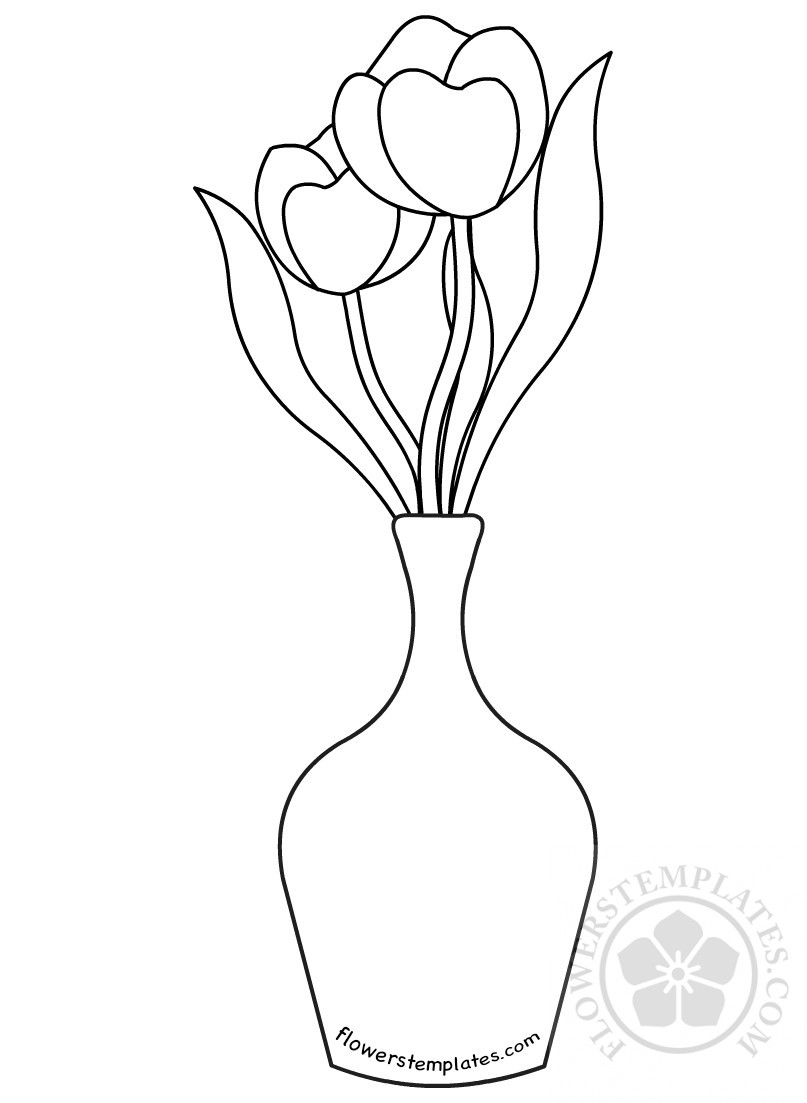 Free Printable Flower Vase Template We Also Offer An Option At 49 99